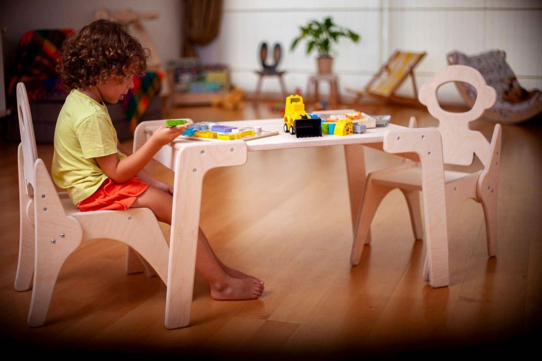 Montessori Table and Chair Set – Kidodido