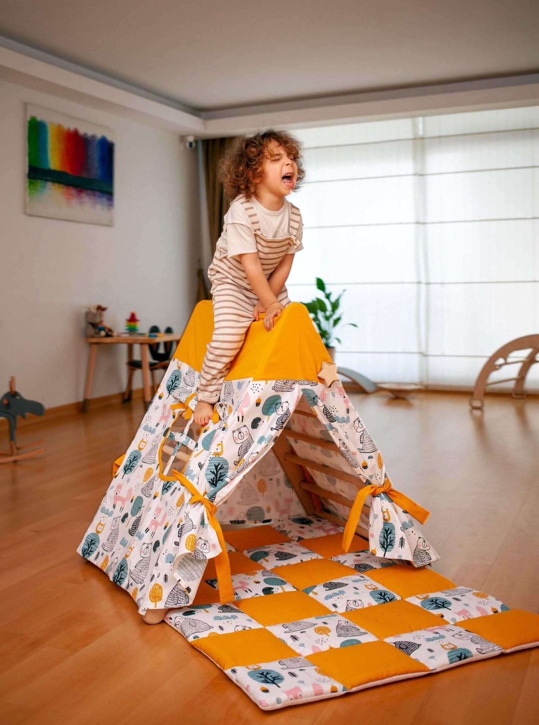 Tent Cover and Mat for Climbing Triangle – Kidodido