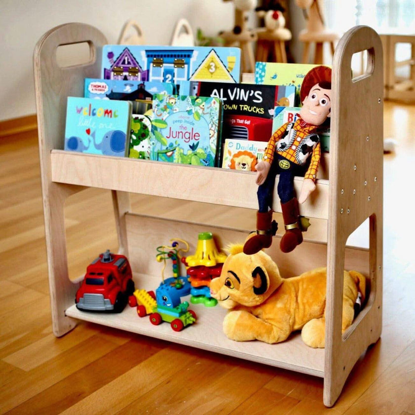 Wooden Bookshelf / Small-Medium-Large Size – Kidodido